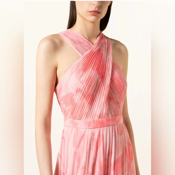 Ted Baker London | Dresses | Ted Baker London Mirelia Printed Cross Front Neck Sleeveless ...